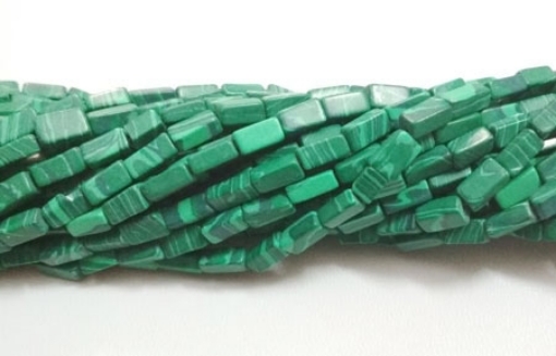 Malachite (manmade) rectangle beads, gem stone jewelry beads wholesale ...